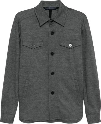 Harris Wharf London Klassische Hemdjacke - Grau
