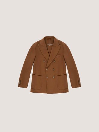 Circolo 1901 Cashmere touch double-breasted jacket Terra / 46