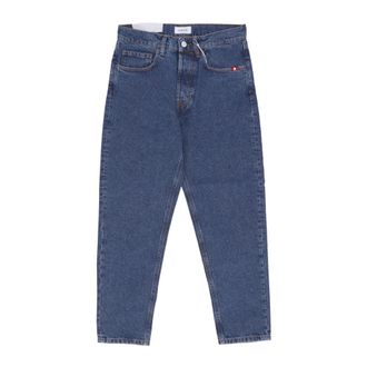 Amish Stone Wash Slim Fit Denim Jeans - - Jeans - Herren - Blau - W36