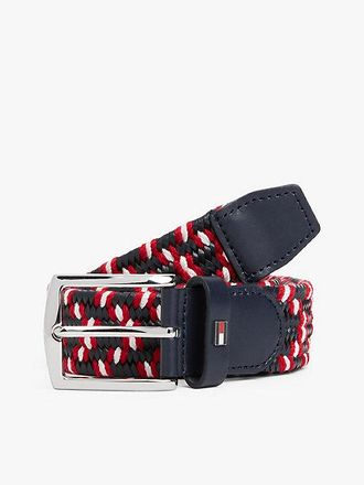 Tommy Hilfiger Ceinture tressée à boucle rectangulaire