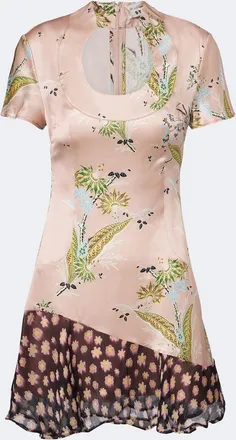 Staud Bedrucktes Minikleid Rae