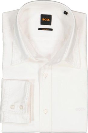 Boss Orange by Hugo Boss BOSS Orange Herren Hemden wei&szlig; Baumwoll-Stretch