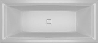 Riho Still Square Rechteck-Badewanne, Einbau, mit Ab- und - Riho