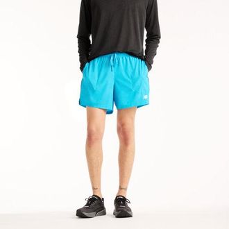 New Balance Homme Sport Short 5 en Bleu, Polyester, Taille 2XL