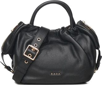 Francesco Biasia sac cabas à plaque logo - Noir