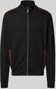 Bugatti Sweatjacke mit Stehkragen Modell Selanik