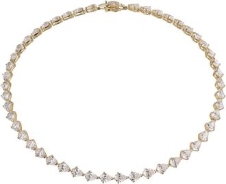 Anabela Chan collier Nova Eternity en or vermeil 18ct pavé de diamants