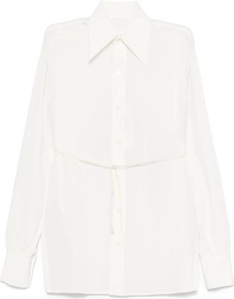 Maison Margiela Femme, Blouses et Chemises, Blanc, Taille: 42 FR Camicia