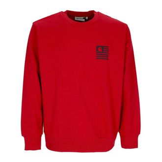 Carhartt Work in Progress Arcade Leichter Rundhals-Sweatshirt Herren - - Sweatshirts & Hoodies - Herren - Rot - L