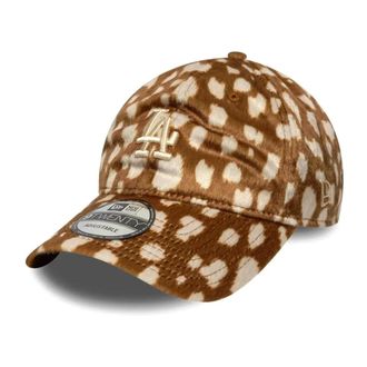 New Era Casquette 9Twenty MLB Los Angeles Dodgers imprim&eacute; animal - unisex - Accessoires - Brun - Taille: ONE Size