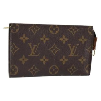 Louis Vuitton Pochette en toile Pre-owned - Femme - Pre-owned - Brun - Taille: ONE Size