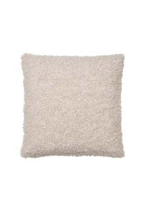 Blomus Fellkissenh&uuml;lle Teddy, Beige, Textil, rechteckig, 50x50 cm, Wohntextilien, Bez&uuml;ge, Kissenbez&uuml;ge