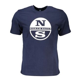 North Sails Homme, Tops, Bleu, Taille: 3XL Short Sleeve T-Shirt