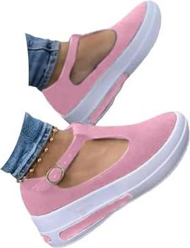 Generic Sandales compens&eacute;es pour femme 2026, &agrave; bout ferm&eacute;, avec sangle de cheville, orthop&eacute;diques, soutien de la vo&ucirc;te plantaire, confortables, habill&eacute;es, res