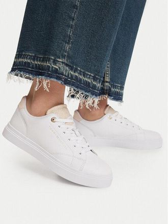 Tommy Hilfiger Sneakers Th Feminine Cupsole Monogram FW0FW09606 Wei&szlig;