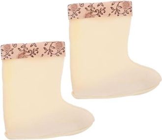 Soimiss Chaussettes Isolantes Imperm&eacute;ables pour Bottes de Pluie Femme Doublure Int&eacute;rieure Coton &Eacute;pais Doubl&eacute;e Polaire -Mollet Taille 39 Protection Hiver pour 