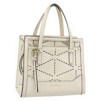 Ferragamo Pre-owned Hand Bag - - Pre-owned - Damen - Wei&szlig; - ONE SIZE