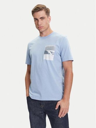 HUGO BOSS T-Shirt Te_Container 50546920 Himmelblau Regular Fit