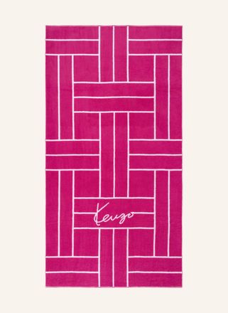Kenzo Kenzo Home Strandtuch Ktatami pink
