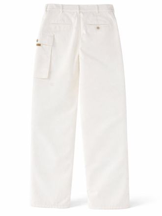 Marni Cotton Cargo Pants - White