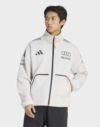 adidas adidas Performance - Audi Formula One Team Engineers & Absatz - Trainingsjacke in Chalk Pearl/Iron Metallic-Neutral