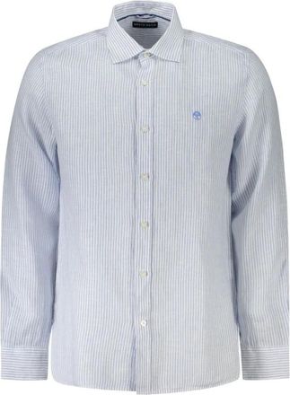 North Sails Lang&auml;rmliges gestreiftes Hemd - - Shirts - Herren - Blau - M