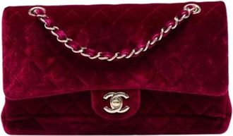 Chanel Sac port&eacute; &eacute;paule Pre-owned Double Flap - Femme - Pre-owned - Rouge - Taille: ONE Size