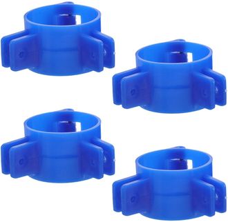 Aboofan 4 St&uuml;ck Tischbeinhalterungs Klappbar aus Kunststoff Kompatibel mit 45mm Rohr Abnehmbare M&ouml;belbefestigung f&uuml;r Klapptische Stabile Verbindung f&uuml;r Campin