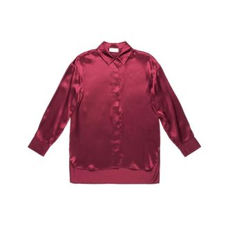 Nenette Camicia Over - - Blouses & Shirts - Damen - Rot - S
