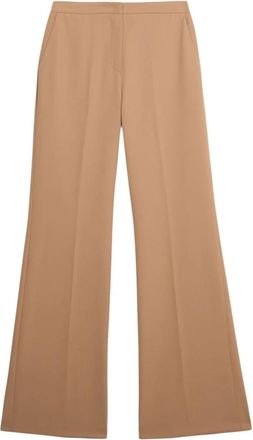 Oltre Femme, Pantalons, Beige, Taille: 48 FR Pantalon Palazzo &agrave; jambes larges