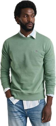 GANT Herren REG Shield C-Neck Sweat Sweatshirt, Kalamata Green, Small