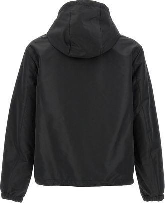 Fendi Logo Tech Fabric Blouson - Black
