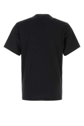 Burberry Mens Cotton T-Shirt Black