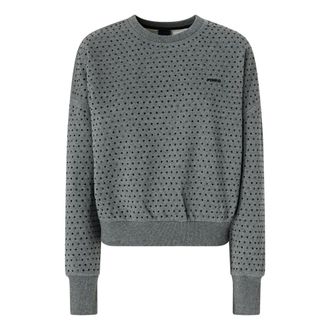Pinko Pinko, Femme, Sweatshirts et sweats &agrave; capuche, Gris, Taille: 42 FR SweaT-shirt Nelly
