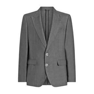 Dolce & Gabbana Sicilia Single-Breasted Jacket - - Suits - Herren - Grau - M