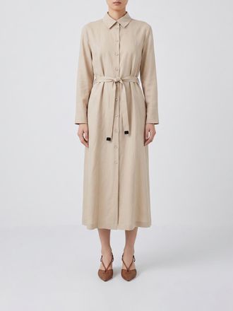 Max Mara Robe chemisier Nordica en m&eacute;lange de lin