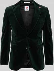 CG - Club of Gents Slim Fit 2-Knopf-Sakko aus Samt Modell Prince