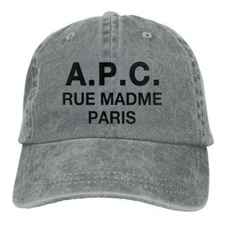 Generic Casquette de baseball imprim&eacute;e avec lettres - Style r&eacute;tro - Denim d&eacute;lav&eacute; - Casquette snapback pour homme et femme - Toutes saisons - Cadeau id&eacute;al