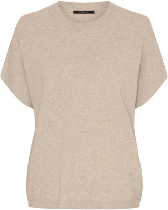 BTF-CPH Kaschmir & Merino T-Shirt - - Knitwear - Damen - Beige - L