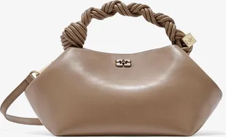 Ganni Petit sac marron Bou Coca Mocha - Pour Femme