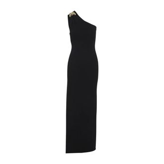 Elisabetta Franchi Milano Stitch Langes Kleid - - Dresses - Damen - Schwarzk - L