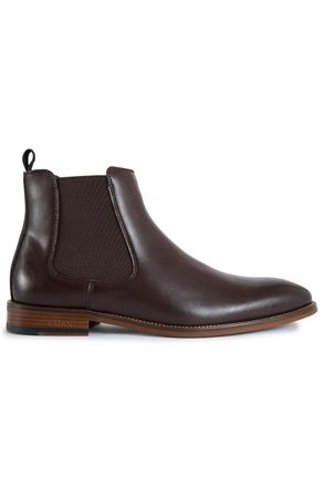 V.Gan Herren vegan Chelsea Boots Affogato Braun