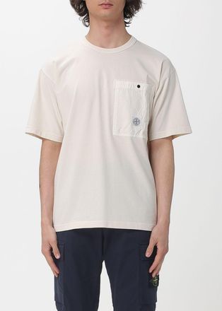 Stone Island T-Shirt STONE ISLAND Homme couleur Ivoir
