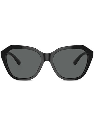 Emporio Armani Sonnenbrille mit Cat-Eye-Gestell - Schwarz