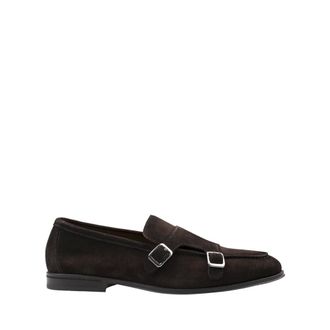 Doucal's Homme, Chaussures, Brun, Taille: 40 1/2 EU Chaussures Plates en Cuir Marron