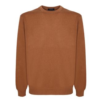Dell'Oglio Homme, Pulls, Brun, Taille: XL Pull en cachemire &agrave; col rond
