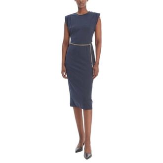 Michael Kors Damen, Kleider, Blau, LGr&ouml;&szlig;e