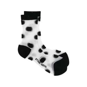 Stine Goya Polka-dot Sheer-finish Socks
