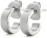 Maison Margiela Homme, Accessoires, Gris, Taille: ONE Size Numeric Minimal Signature Hoop Earrings