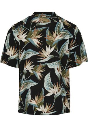 Urban Classics Kurzarmshirt Urban Classics Herren Blossoms Resort Shirt (1-tlg)